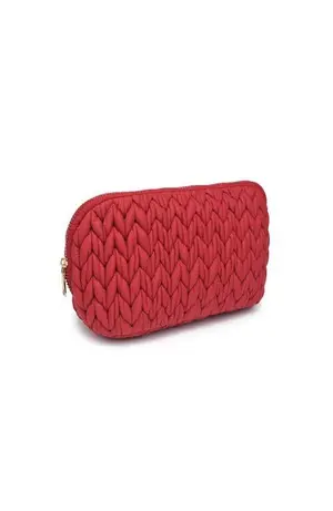 URBAN ESSENTIALS Celisse Cosmetic & Travel Organizer Dome Pouch - Red