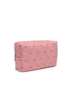 URBAN ESSENTIALS Cozy Crushcorduroy Cosmetic & Travel Organizer Pouch - Blush