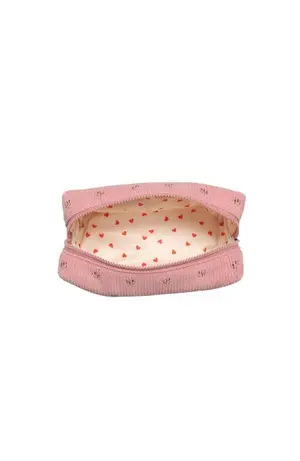 URBAN ESSENTIALS Cozy Crushcorduroy Cosmetic & Travel Organizer Pouch - Blush