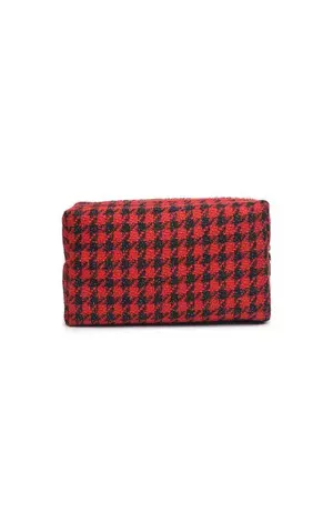 URBAN ESSENTIALS Haute Tooth Cosmetic & Travel Organizer Pouch - Red