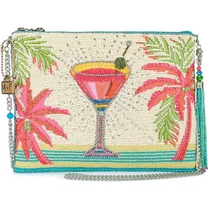 MARY FRANCES ACCESSORIES Palm Paradise Crossbody Handbag