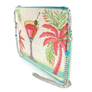 MARY FRANCES ACCESSORIES Palm Paradise Crossbody Handbag