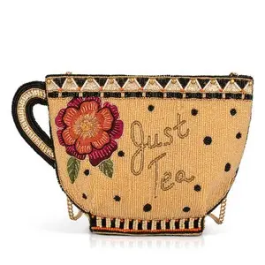 MARY FRANCES ACCESSORIES Tea Party Crossbody Handbag