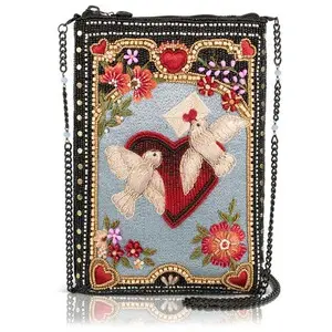 MARY FRANCES ACCESSORIES Love Messenger Mini Crossbody