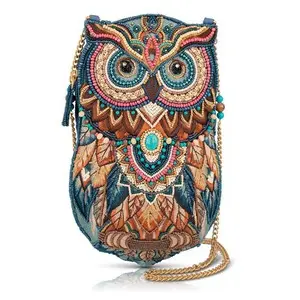 MARY FRANCES ACCESSORIES Wise & Wild Crossbody Handbag