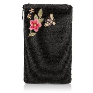 MARY FRANCES ACCESSORIES Buzz & Bloom Crossbody Phone Bag