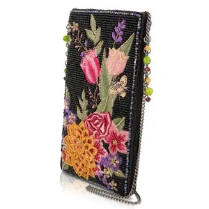 MARY FRANCES ACCESSORIES Buzz & Bloom Crossbody Phone Bag