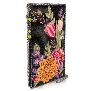 MARY FRANCES ACCESSORIES Buzz & Bloom Crossbody Phone Bag