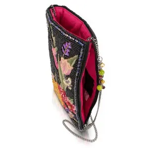 MARY FRANCES ACCESSORIES Buzz & Bloom Crossbody Phone Bag