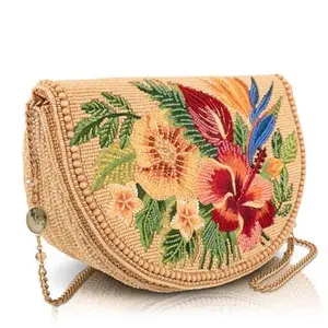MARY FRANCES ACCESSORIES Botanica Crossbody Handbag
