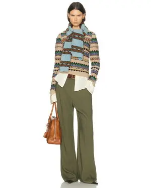 Dries Van Noten Team Scarf - Light Blue