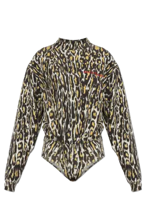 WILLY CHAVARRIA Patterned Long-sleeved Bodysuit - Multicolour