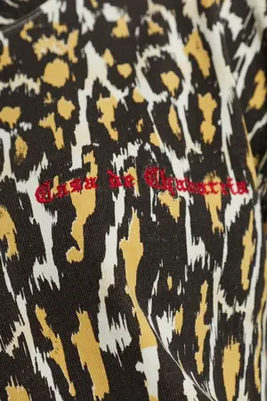 WILLY CHAVARRIA Patterned Long-sleeved Bodysuit
