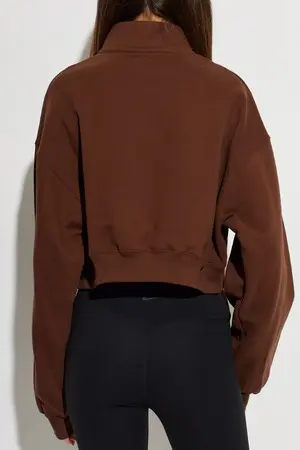 Nike Cropped Sweatshirt From The ‘studio Fleece’ Collection