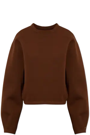 Nike Loose-fit Cropped Sweatshirt - Brown