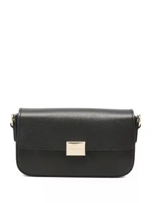 MARC ELLIS Ezra Do Logo-plaque Pebbled-effect Shoulder Bag - Black
