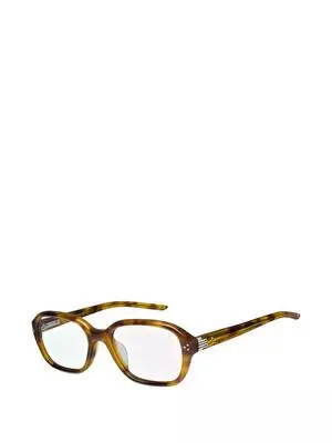 GENTLE MONSTER Ella T6 Rectangle-frame Sunglasses - Brown