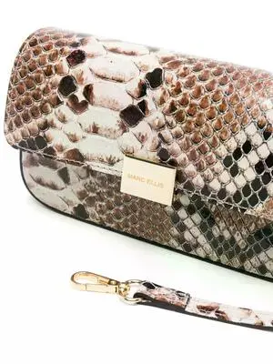 MARC ELLIS Snakeskin-effect Shoulder Bag