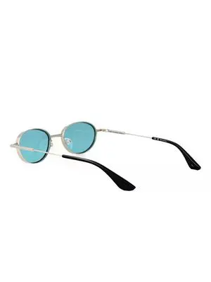 Alexander McQueen Am0523s Oval-frame Sunglasses