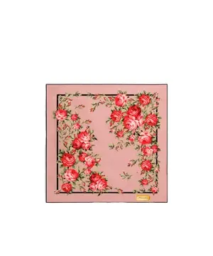 Dolce & Gabbana Rose Floral-print Scarf