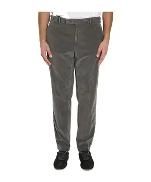 PT TORINO Corduroy Straight-leg Pants - Grey