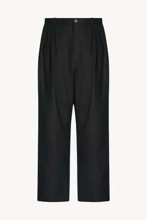 THE ROW Corley Pant - Black
