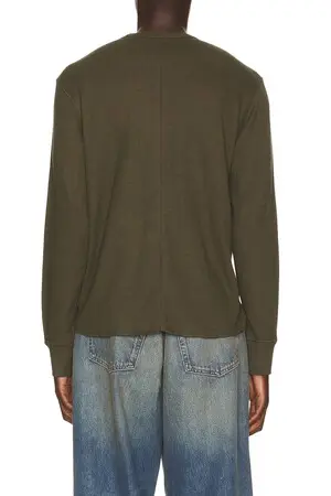 SUNFLOWER Wool Waffle Long Sleeve Tee