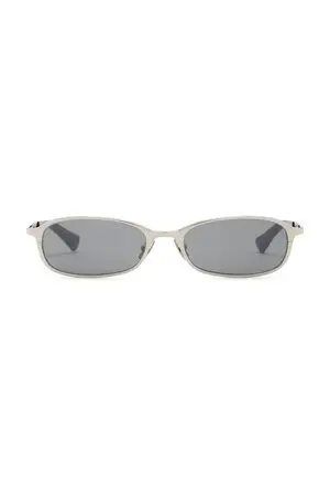 Saint Laurent Sl Mia Sunglasses In Metallic