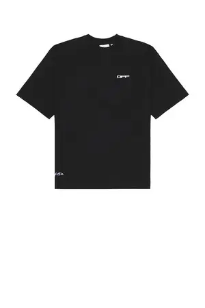 Off-White Archigeography Arrow Skate Short Sleeve Tee - Black