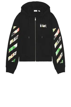 Off-White Industrial Arrow Regular Zip Hoodie