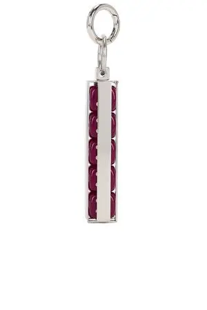 LEMAIRE Yams Bag Charm In Metallic