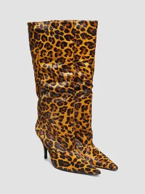 Schutz Rudy Printed Calf Hair Boots