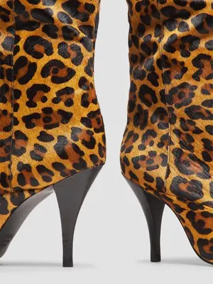 Schutz Rudy Printed Calf Hair Boots
