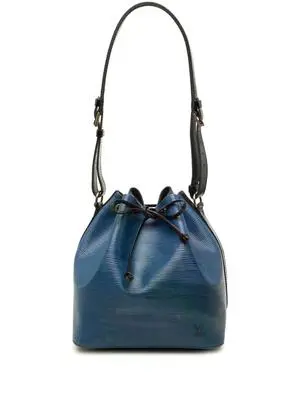 LOUIS VUITTON 1994 Epi Petit Bicolor Noe Bucket Bag - Blue