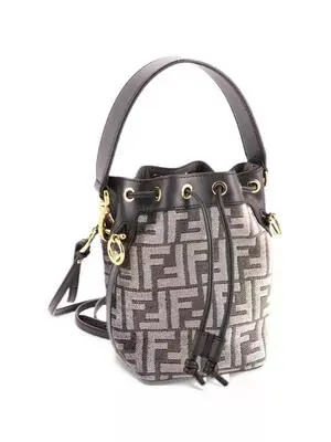 Fendi Mon Tresor Zucca Tapestry Mini Bucket Bag
