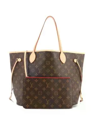 LOUIS VUITTON Neverfull Nm Monogram Canvas Mm Tote Bag
