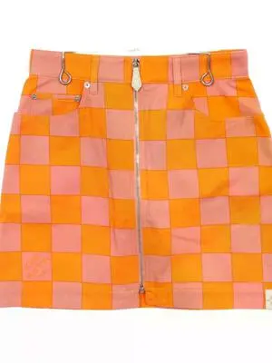 LOUIS VUITTON 2020s Floral-pattern Mini Skirt