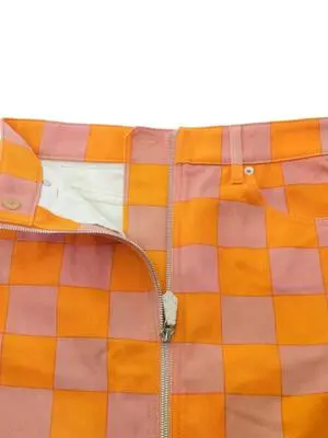 LOUIS VUITTON 2020s Floral-pattern Mini Skirt