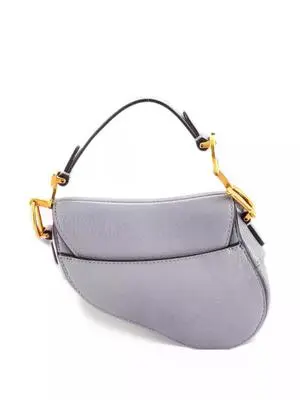 Dior Saddle Handbag Leather Micro Satchel