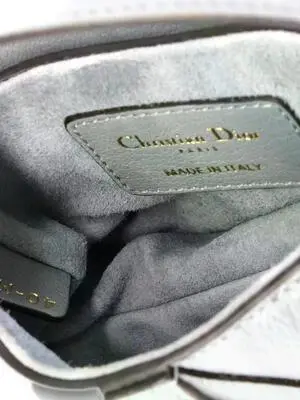 Dior Saddle Handbag Leather Micro Satchel