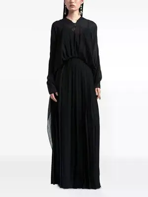 MAISON MARGIELA Plissé-effect Maxi Dress