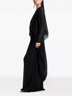 MAISON MARGIELA Plissé-effect Maxi Dress