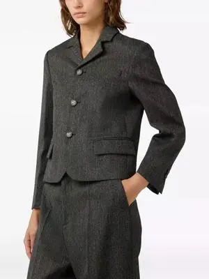 TOD'S Button-fastening Cropped Blazer