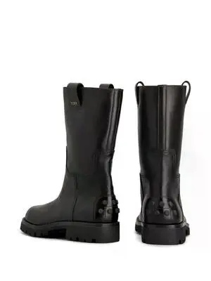 TOD'S Logo-lettering Gomma Ankle Boots