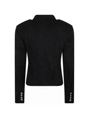 Balmain Double-breasted Jacquard Jacket