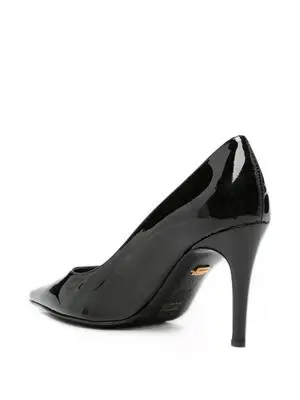 BALDININI Patent-leather Pointed-toe Pumps
