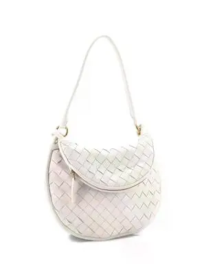 Bottega Veneta Gemelli Intrecciato Leather Small Shoulder Bag