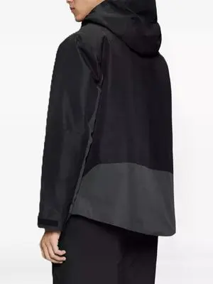 Rains Niseko Colour-block Hooded Jacket - Black