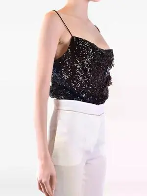Pinko Sequin-embellished Embroidered Camisole