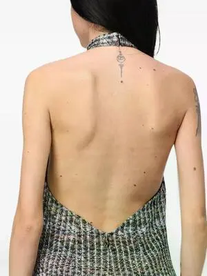 Missoni Halter-neck Open-back Mini Dress